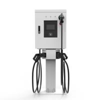 China 30KW 40KW Wall-Mounted DC/AC EV Charging Station with CCS CHAdeMO Type 2 Connectors for sale
