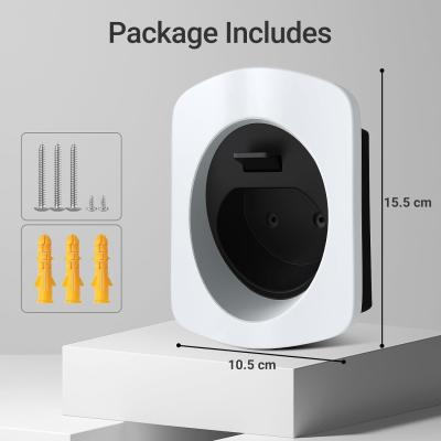 China Type 2 Charging Cable Holder Heavy Duty PC Material Wall Mount for EV Connector Organizer All Weather for sale