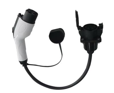 China 16A 32A 230V 380V AC Type 1 to GBT EV Charging Adapter IP54 for Chinese Electric Cars for sale