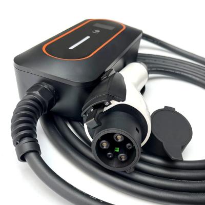 China Type 1 EV Charger 3kW 7kW 9kW 230V Smart Portable Electric Vehicle Charging Station with 32A Current for sale
