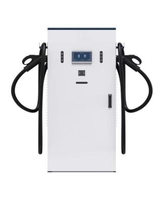 China 60KW to 160KW DC Fast Charging Station with Dual GBT CCS1 CHAdeMO CCS2 Connectors for Commercial EV Charging for sale