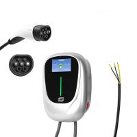 China Smart Home Wall-mount EV Charging Station 7kW 11kW 22kW with App/RFID/WiFi Connectivity for sale