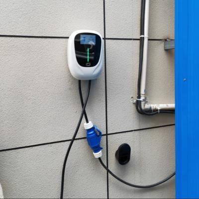 China EVO Wallbox Type 2 EV Charger with WiFi App Control - 22kW Maximum Output, 5m Cable, IP55 Rated for sale