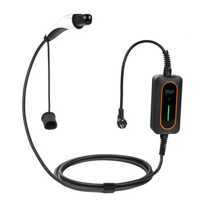 China Portable EV Charger Station 16A 32A Emergency Charging Long Cable for Electric Vehicle for sale