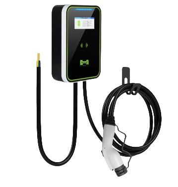 China 7KW 11KW 22KW Wall Mounted EV Charging Station with OCPP 1.6 Support for Type 1 Type 2 and Tesla Vehicles for sale