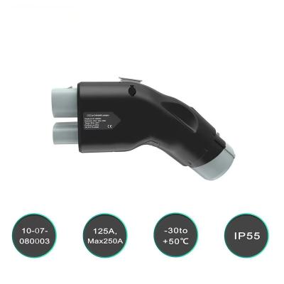 China CCS2 to CHAdeMO DC Fast Charger Adapter 250A 1000V for Nissan Leaf and EV for sale