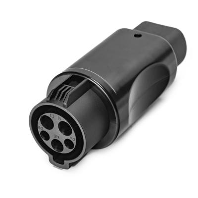 China Type1 to GBT EV Charger Adapter 32A 7.2KW J1772 to GB/T Converter for Tesla BYD for sale