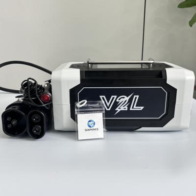 China V2L Discharger 3.5KW 220V Bidirectional EV Power with CHAdeMO CCS NACS Tesla DC Charger Plug for sale