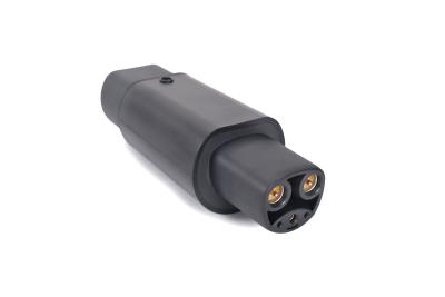 China EVSE Adapter 150A 1000V Type 2 to Tesla DC EV Charger Connector IEC 62196 Socket for sale