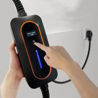 China Level 2 Tesla EV Charger 32A/16A 110V-240V with 25FT Cable and Multiple NEMA Plug Options for Model 3/Y/S/X for sale