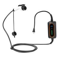 China Portable EV Charger 3kW 10A Type 2 UK Plug with 5m Cable and LED Display for sale