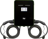 China Dual Gun AC EV Charger 22kW 44kW Smart Wallbox Charging Station WiFi 4G App Control for sale
