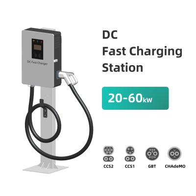China DC Fast Charger 20KW to 40KW Wall Mounted EV Charging Station Designed for Charging in Urban Public and Commercial Spaces for sale