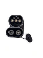 China Sixpence 250A 1000V CCS1 to CCS2 EV Charger Adapter Plug DC Fast Charging for Tesla Model 3 Y for sale