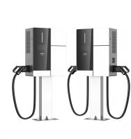 China Sixpence New DC Double Gun 40kW 4G Ethernet OCPP1.6J RFID Wallbox Fast Charging EV Charger CCS2+CCS2 Plug Charge IP54 for sale