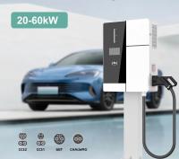 China Sixpence New DC Double Gun 40kW 4G Ethernet OCPP1.6J RFID Wallbox Fast Charging EV Charger CCS2+CCS2 Plug Charge IP54 for sale