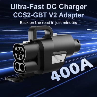 China Sixpence CCS2 to GBT Adapter 400A Waterproof Level 3 EV Charger High-Current Fast Charging Connector for New Energy Vehicles for sale