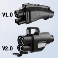 China Sixpence CCS2 to GBT Adapter 400A Waterproof Level 3 EV Charger High-Current Fast Charging Connector for New Energy Vehicles for sale