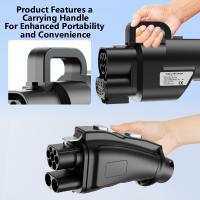China Sixpence CCS2 to GBT Adapter 400A Waterproof Level 3 EV Charger High-Current Fast Charging Connector for New Energy Vehicles for sale