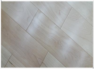 China Canada Maple HDF engineered flooring, 3-layer, UV lacquer for sale