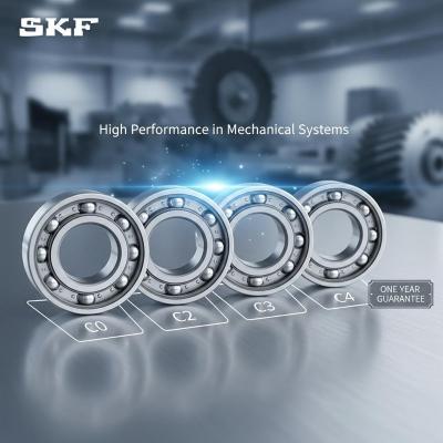 China SKF Ball Bearing with Metal Cage and Clearance Variants C0 C2 C3 C4 for High Performance in Mechanical Systems with One Year Guarantee for sale