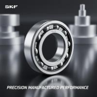 China SKF Radial Ball Bearing Chrome Steel AISI 52100 with ZZ Seal for Precision Manufactured Performance for sale