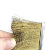 China High Temperature Resistant Industrial Strip Brush Door Seal Wire Brass for sale