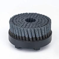 China OEM Grinder Brush Disc Wheel Round Shape for Industrial Decontamination for sale