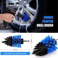 China 20pcs Manufacture Scrubber Plastic Car Wash Brush Kit For Car Washing Set for sale