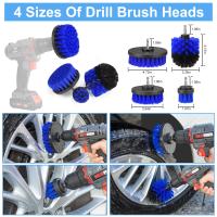 China Hot Sell 23Pcs Car Detailing Brush Set With Carry Bag All Purpose Clean For Cleaning Interior, Exterior for sale