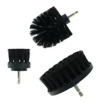 China White 2.5inch Drill Scrub Brush Power Scrubbing Brush Drill Attachment For Car Detailing for sale