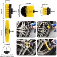 China High Quality Removable Drill Soft Brush Car Detailing Brush Waxing Sponge For Interior Exterior Washing for sale