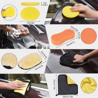 China High Quality Removable Drill Soft Brush Car Detailing Brush Waxing Sponge For Interior Exterior Washing for sale