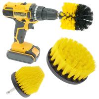 China Carpet Drill Scrub Brush Attachment Power Scrubber 3Pcs for sale