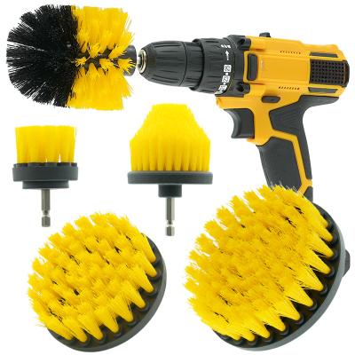 China ODM Electric Drill Scrub Brush Car Carpet Detail Cleaning 3.5inch for sale