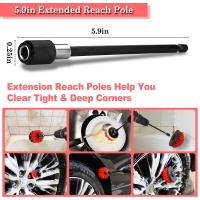 China 24 Pcs Car Detailing Brush Set Drill Soft Brushes Wash Kit With Cleaning Gel For Interior Exterior Wheels Dashboard for sale