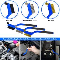 China 22 Pcs Car Detailing Kit Brushes Set Interior Cleaning With Auto Drill Soft Brush Attachment Sponge Polishing Pads for sale