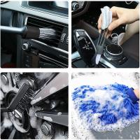 China 18 Pcs Auto Detailing Brushes Car Wash Brush Kit For Cleaning Auto Wheels for sale