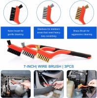China 19Pcs Car Detailing Brush Set With Carry Bag All Purpose Clean For Cleaning Interior, Exterior for sale