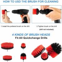 China 19Pcs Car Detailing Brush Set With Carry Bag All Purpose Clean For Cleaning Interior, Exterior for sale