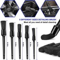 China 18 PCS Auto Detailing Brushes Car Wash Brush Kit For Cleaning Auto Wheels for sale
