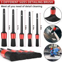 China 19Pcs Car Detailing Brush Set for Auto Detailing Cleaning Car Motorcycle Interior for sale