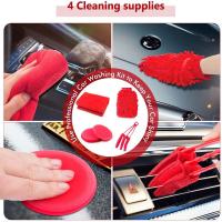 China 19Pcs Car Detailing Brush Set Car Detailing Kit for Auto Detailing Cleaning Car Motorcycle Interior for sale