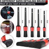 China 16Pcs Bendable Wheel Brush For Car Alloy Tire Detailing for sale