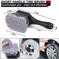 China 16Pcs Bendable Wheel Brush For Car Alloy Tire Detailing for sale