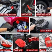 China 16Pcs Bendable Wheel Brush For Car Alloy Tire Detailing for sale