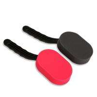 China Custom Logo Car Foam Brush Microfiber Wheel Brush Applicator Polishing Sponge for sale