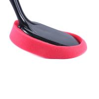 China Custom Logo Car Foam Brush Microfiber Wheel Brush Applicator Polishing Sponge for sale