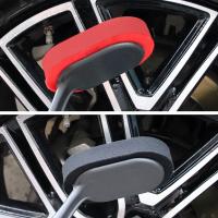 China Custom Logo Car Foam Brush Microfiber Wheel Brush Applicator Polishing Sponge for sale