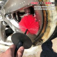 China Car Tire Rim Woollywormit Wheel Brush Alloy Wheel Brush Decontamination Tool for sale